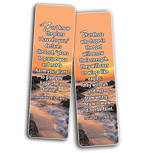 God's Promises Bible Verses Bookmarks (60-Pack) – New8Store