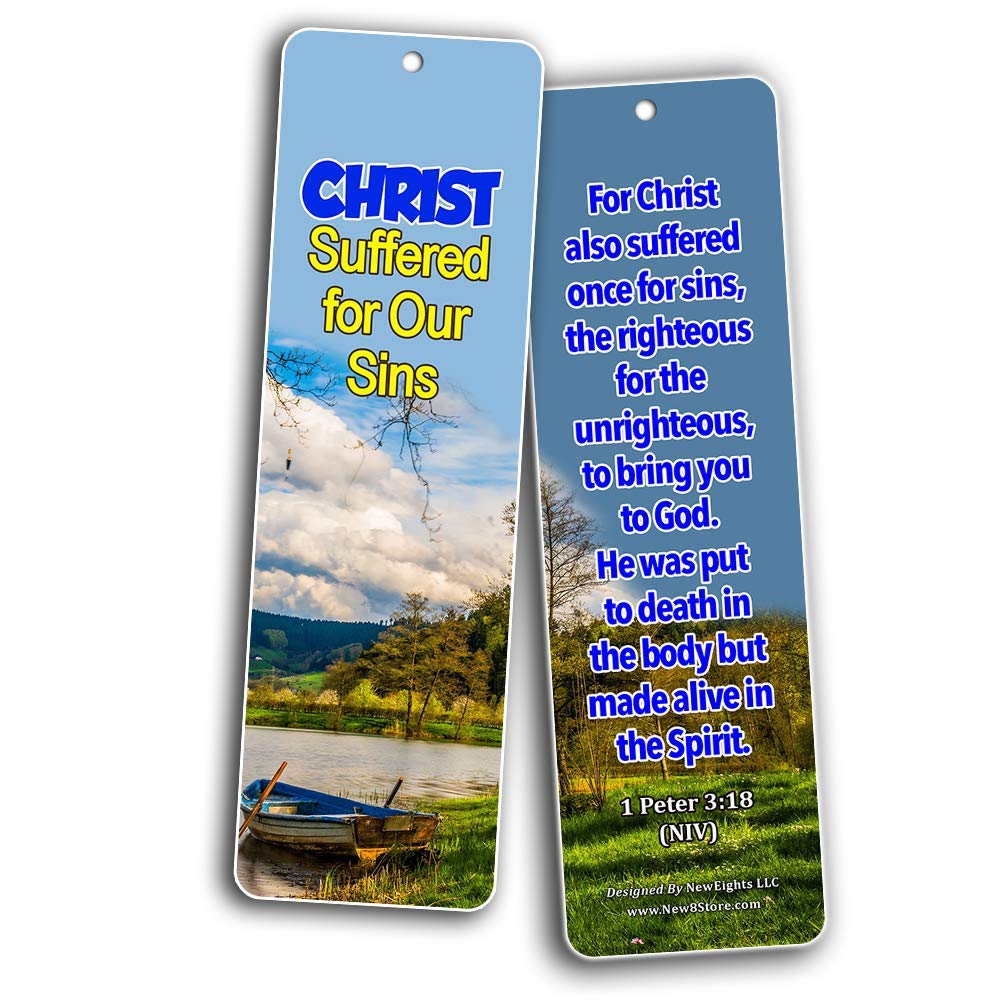 Top Bible Verses About The Gospel of Jesus Christ Bookmarks – New8Store