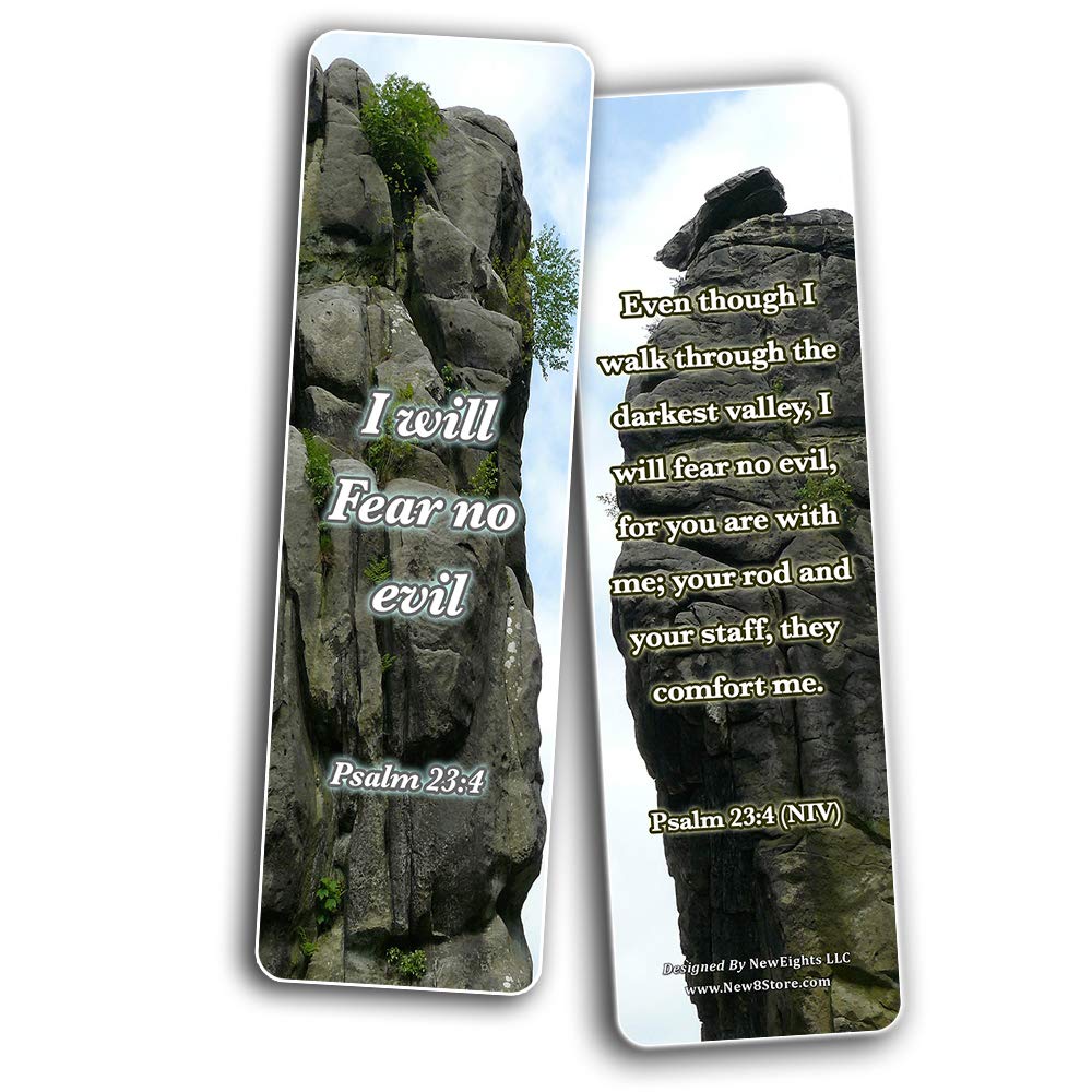Bible Verses about Courage Bookmarks – New8Store