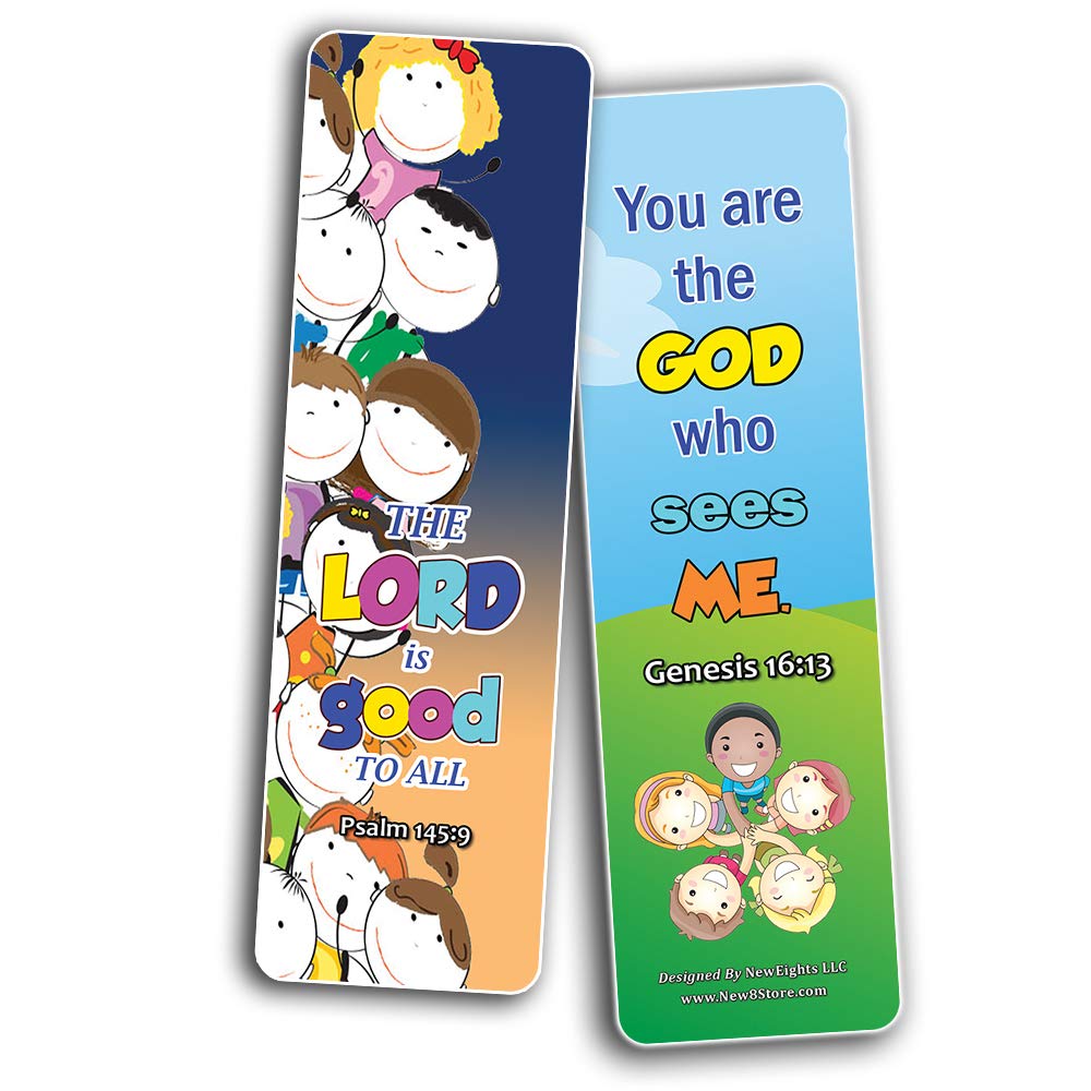 Short Bible Verses for Kids Bookmarks – New8Store