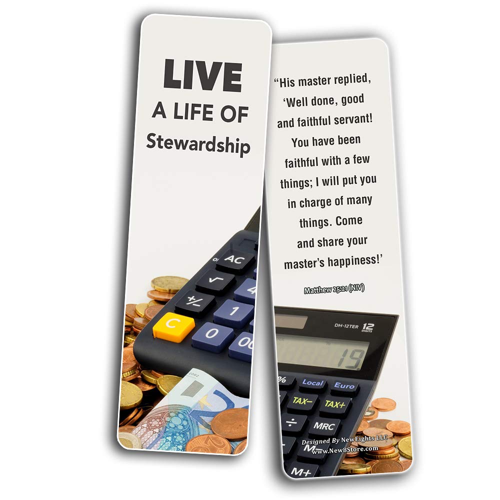 Christian Bookmarks for Biblical Financial Principles Series 1 – New8Store