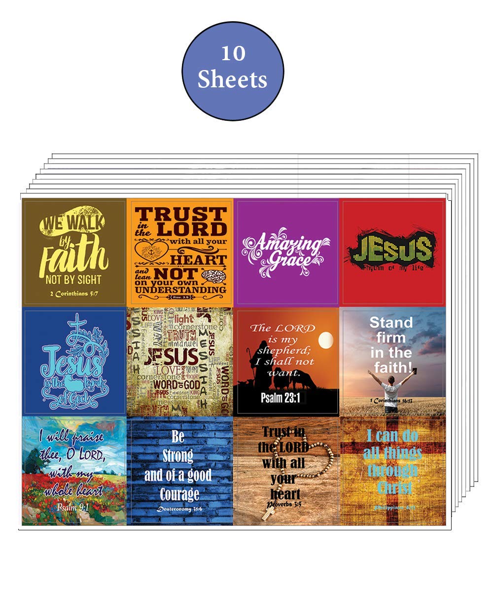 Jesus Stickers (10-Sheets) – New8Store