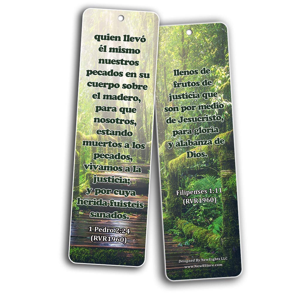 Spanish Bible Scriptures About Righteousness – New8Store