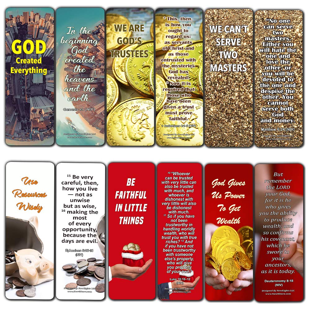 Christian Bookmarks for Biblical Financial Principles Series 2 – New8Store