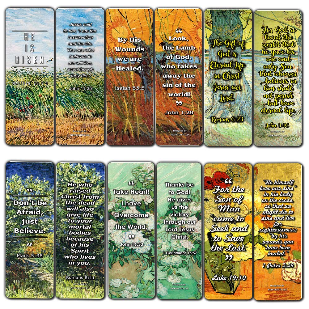 Bible Bookmarks - Jesus has Risen – New8Store