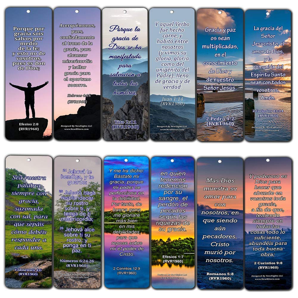 Spanish Bible Verses About Grace – New8Store