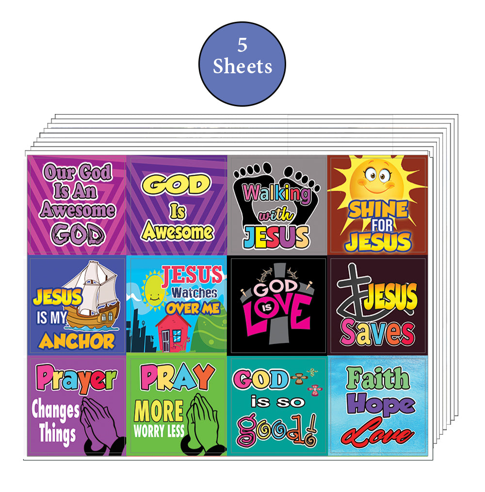 Awesome God Stickers for Kids – New8Store